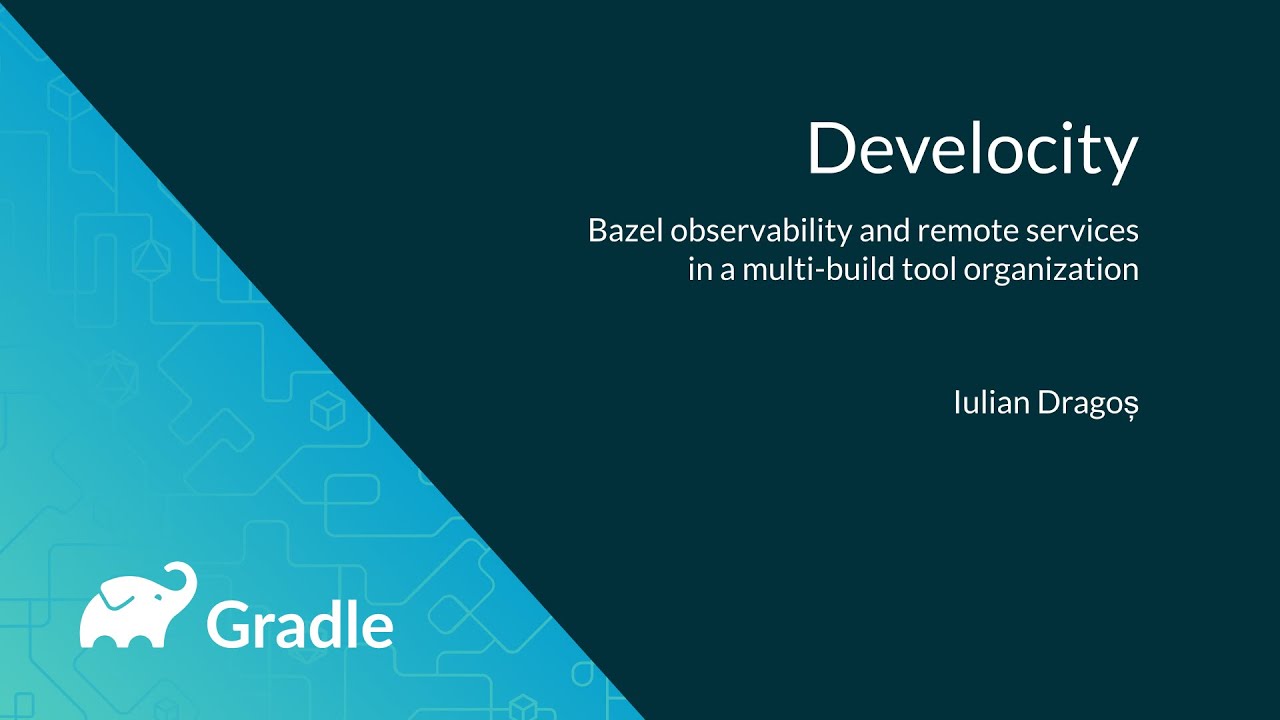 Bazel observability and remote services in a multi-build tool organization - YouTube