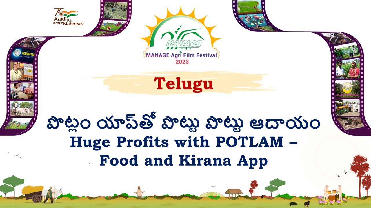 MANAGE || MAFF-2023 || Huge Profits with POTLAM - Food and Kirana App ...