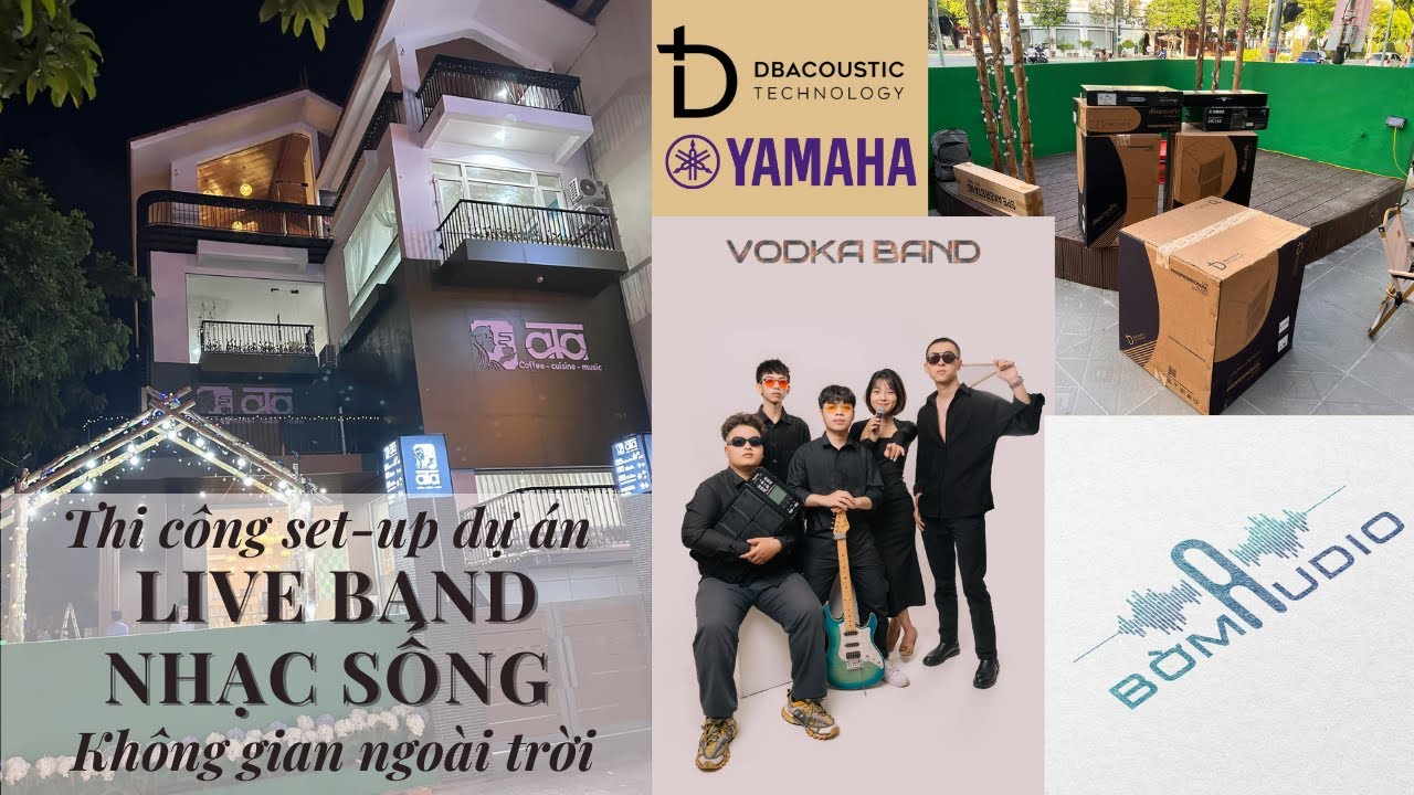 Về Béc-Lin Set-up Âm Thanh Nhạc Sống Cho Live Band Ngoài Trời🥳Chủ Đầu ...