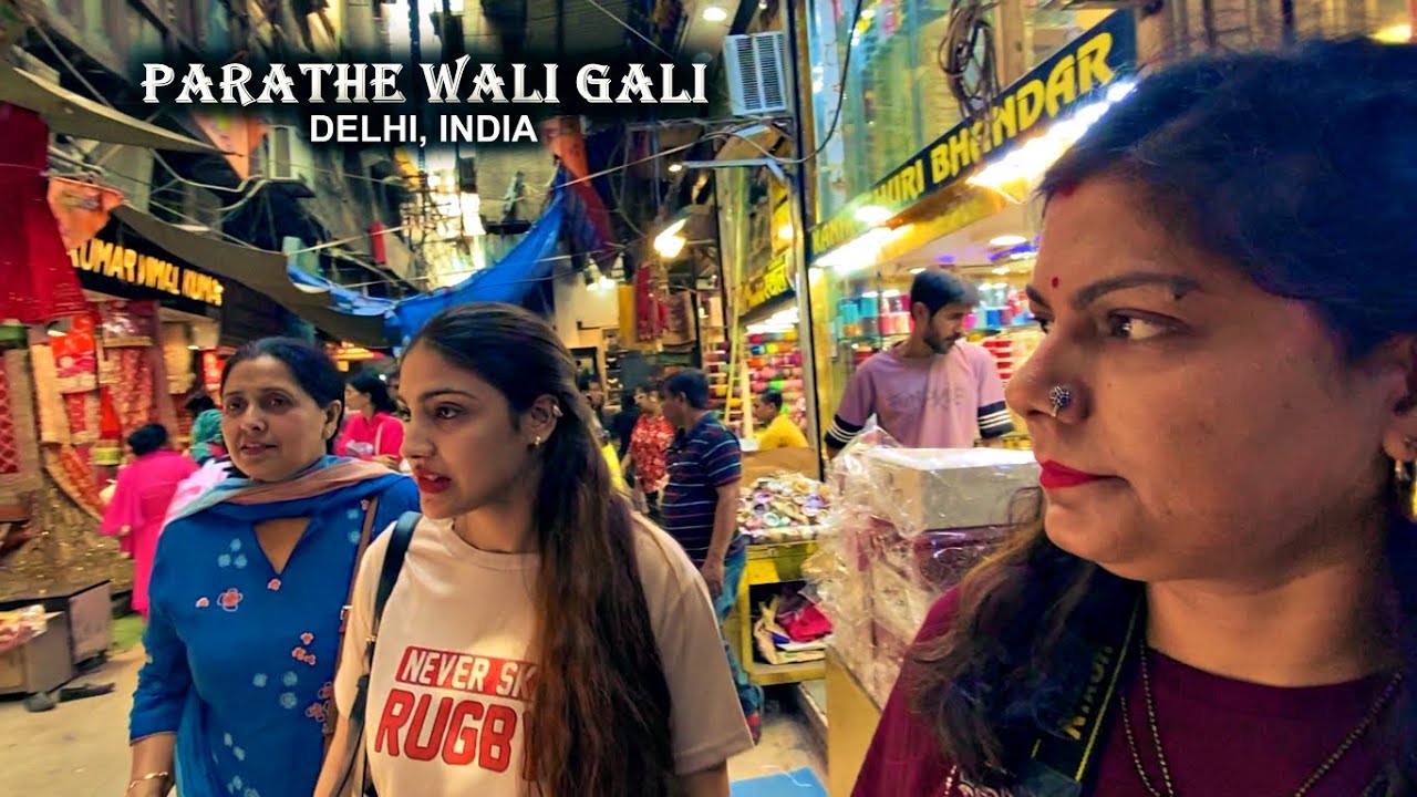 Chandni Chowk - Parathe Wali Gali in Delhi, India | Immersive 4k ...