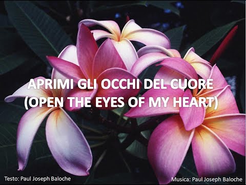 Aprimi gli occhi del cuore (Open the eyes of my heart) - Autori contemporanei
