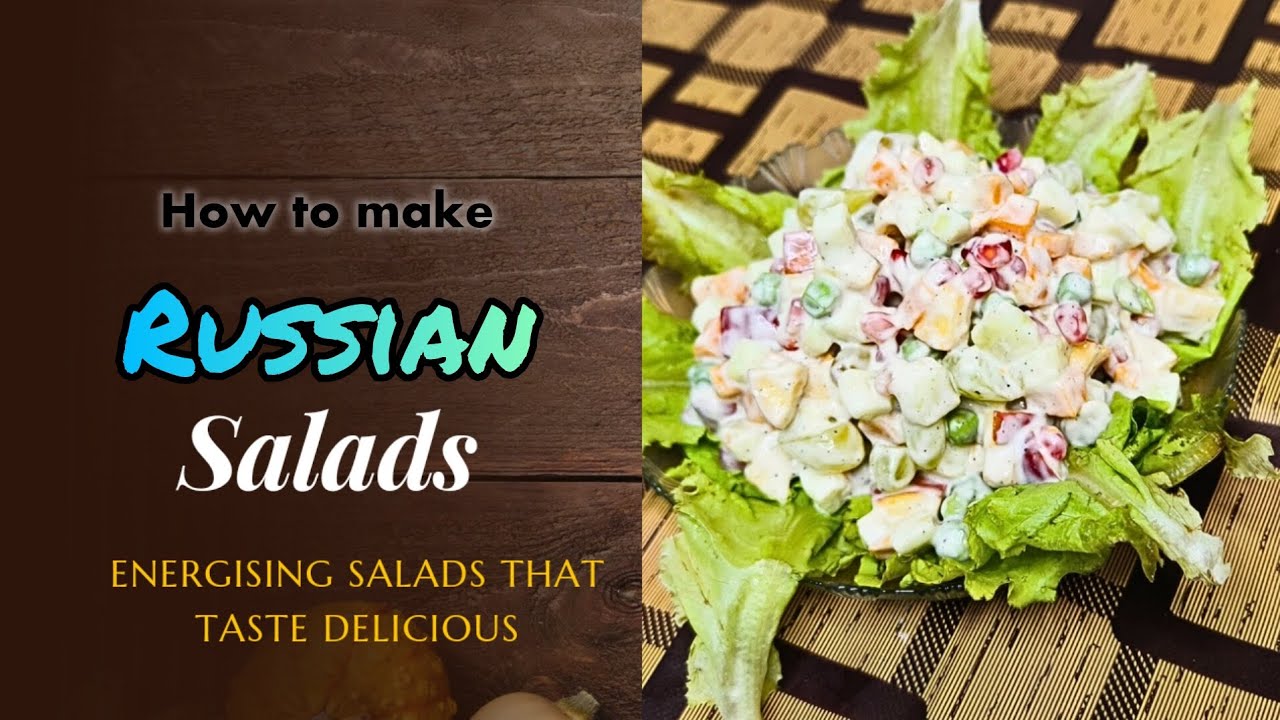 Quick and easy Healthy Creamy Russian Salad recipe.😲How to make Russian ...