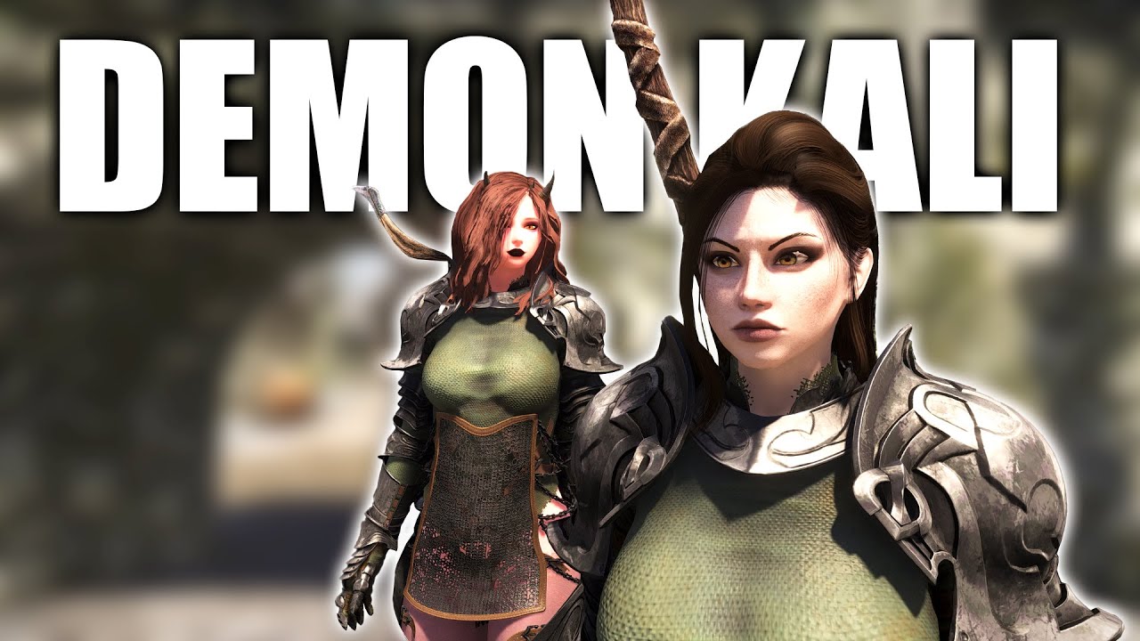 Demon Kali Follower Mod | Best Follower Mod of Skyrim - YouTube