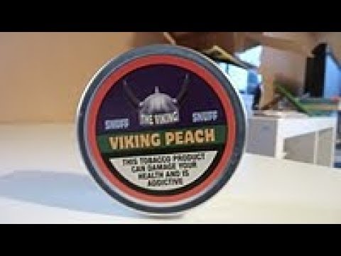 Viking Persica (Peach) | Endlich wieder Schnupftabak! - YouTube