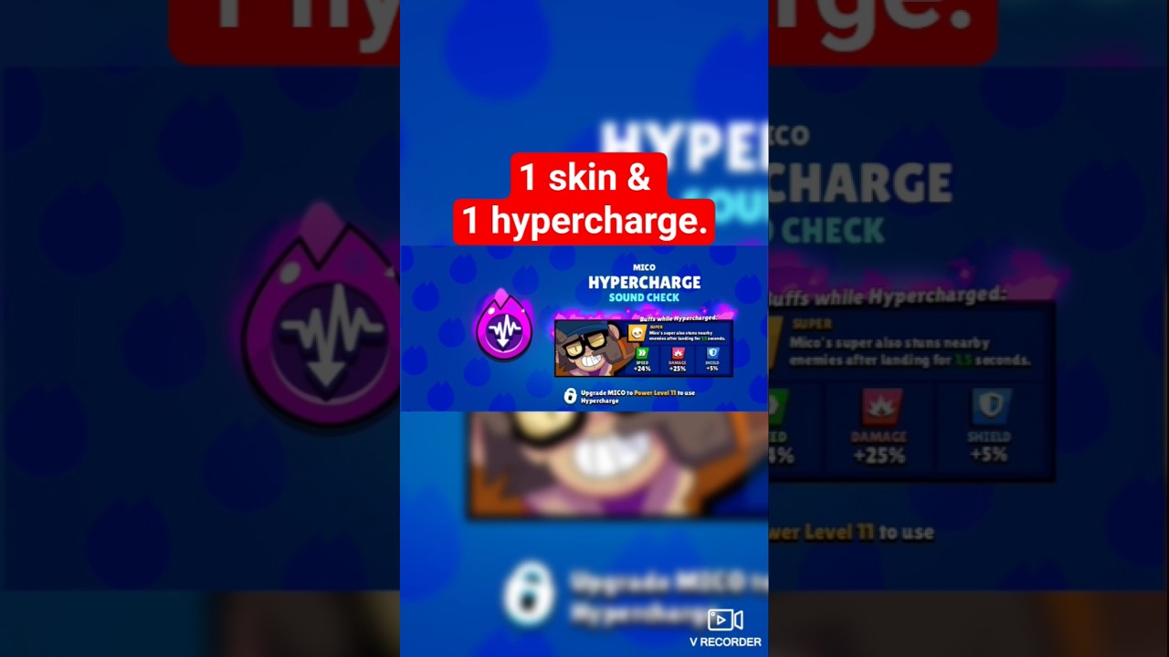 Part 2 #brawlstars #hi #shorts #skin #hypercharge #bo #mico #stardrop # ...