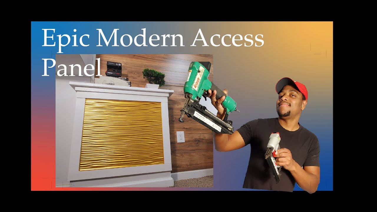 MAJOR Room Upgrade | DIY Access Panel for Beginners | EASY - YouTube