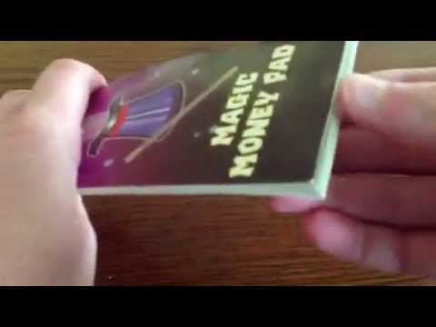 Magic money pad - YouTube
