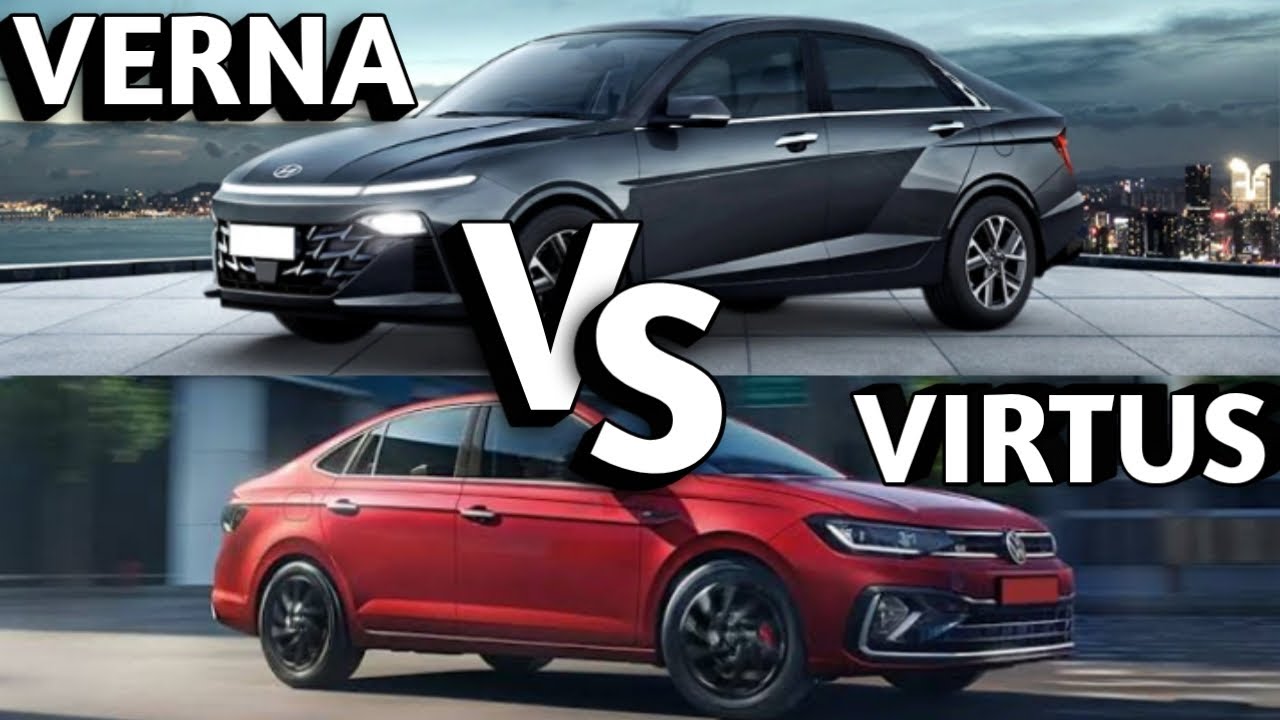 Hyundai Verna Vs Volkswagen Virtus In India - YouTube