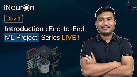 5 Days End-to-End ML Project Series LIVE iNeuron Youtube - YouTube