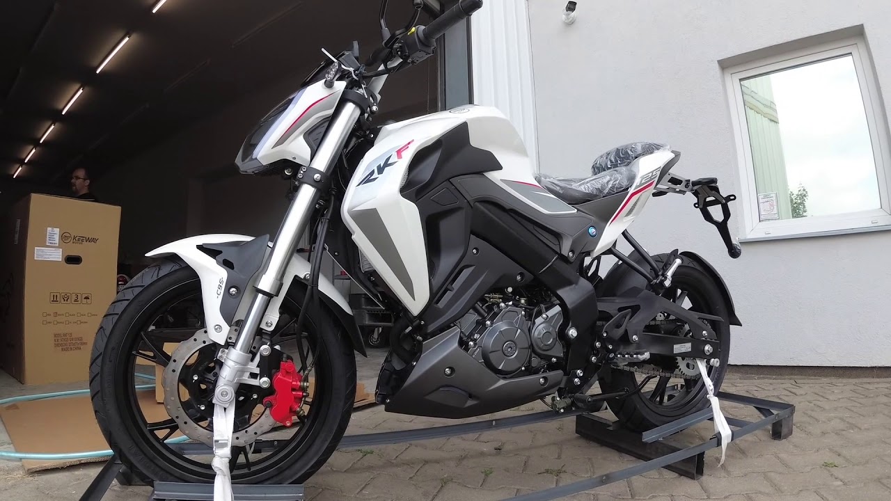 Keeway RKF125 Unboxing - YouTube