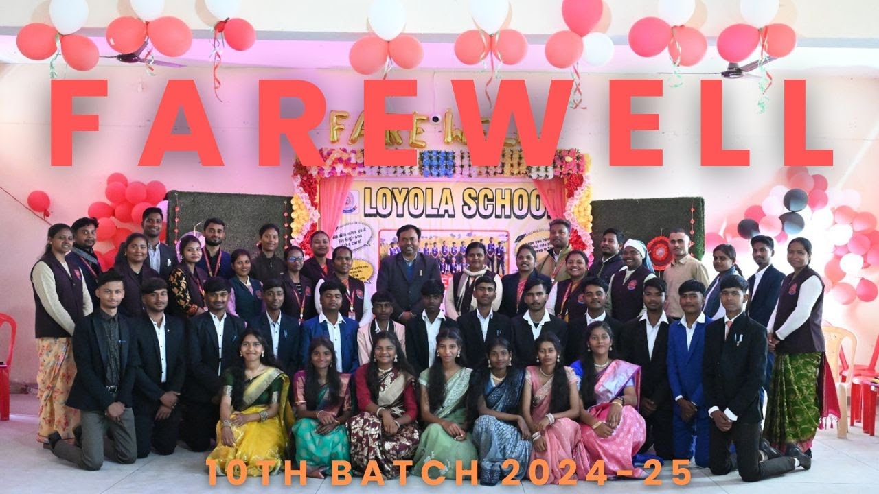 Farewell class 10 Batch 2024-25, Loyola School, Sitagarha Hazaribag - YouTube