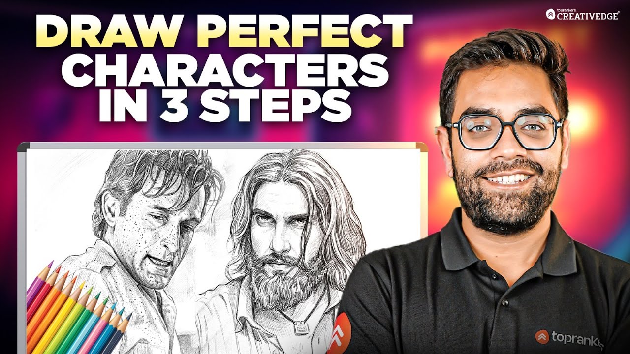 How to Draw Perfect Characters for NID, NIFT & UCEED 2026 🔥 Step-by ...