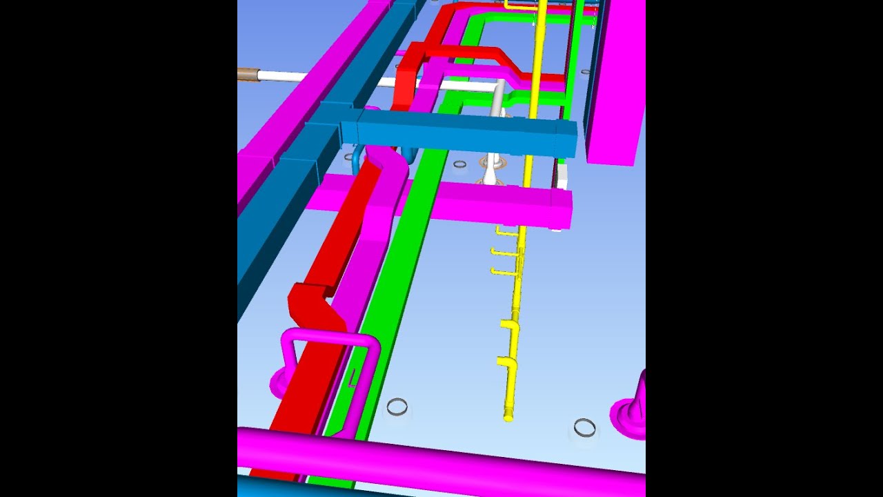 Navisworks clash detection MEP with how to resolve the clash - YouTube