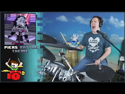 Pokemon Sword & Shield - Piers Battle Theme On Drums!