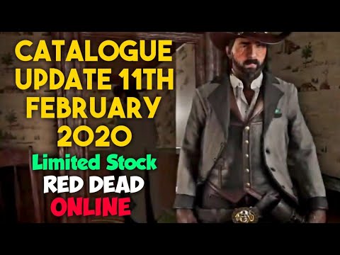 Catalogue Update 11th February 2020 - Red Dead Online - RDR2 - YouTube