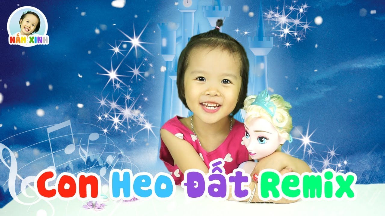 Con Heo Đất Xuân Mai Remix ♫ Nhạc Thiếu Nhi Remix Có Lời Hay Nhất ♫ Búp ...