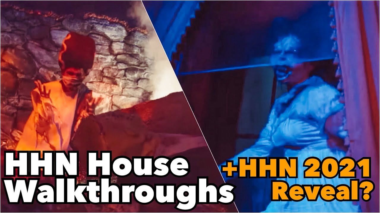 HHN House Walkthroughs and 2021 House Reveal - YouTube