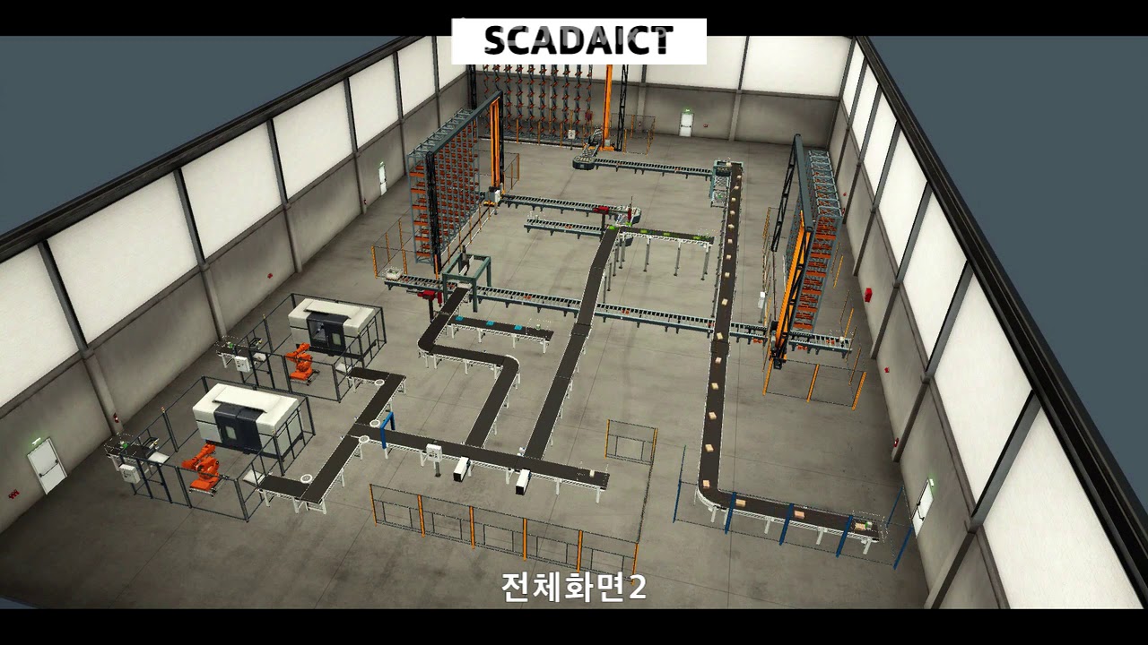 [SCADA ICT] Factory IO 구현 영상 - YouTube