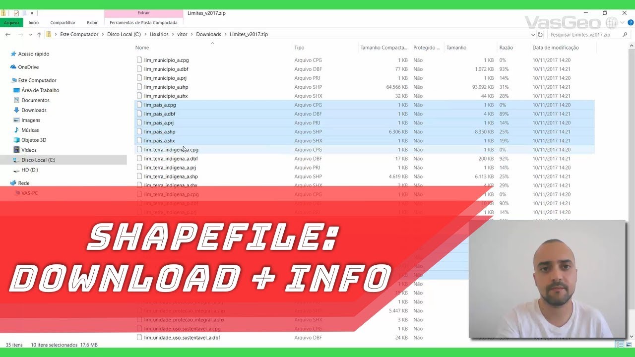 Como Baixar Shapefiles e o Que Você Deve Saber Antes de Abrir - YouTube