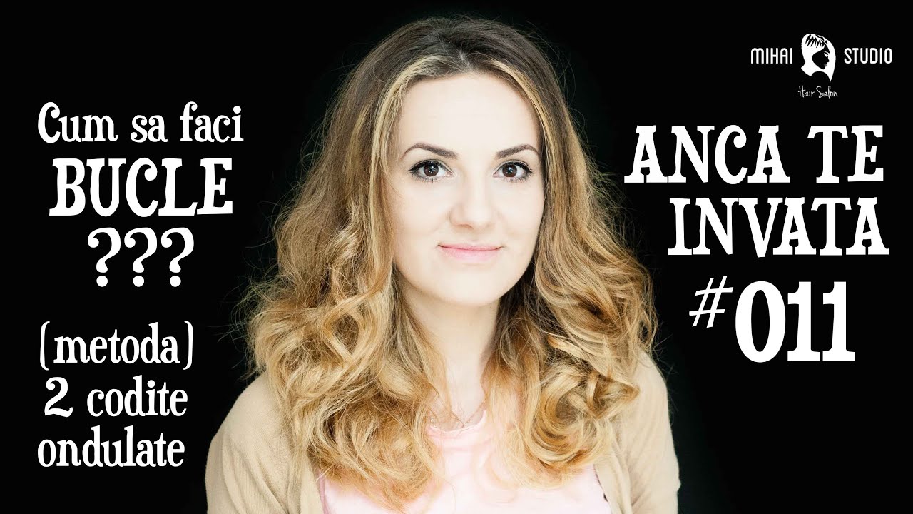 Cum sa faci BUCLE metoda 2 codite ondulate (tutorial) - YouTube