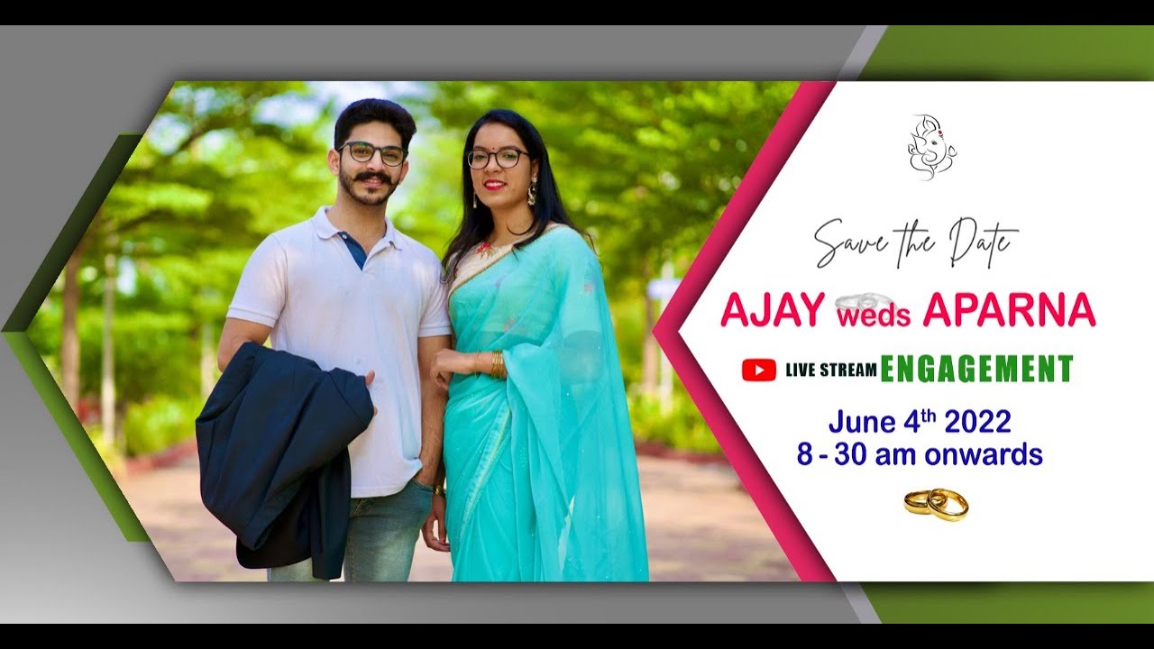 AJAY weds APARNA - YouTube