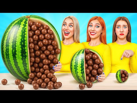 Küçük, Orta ve Büyük Tabak Meydan Okumasi | Mutfakta Komik Durumlar Multi DO Joy