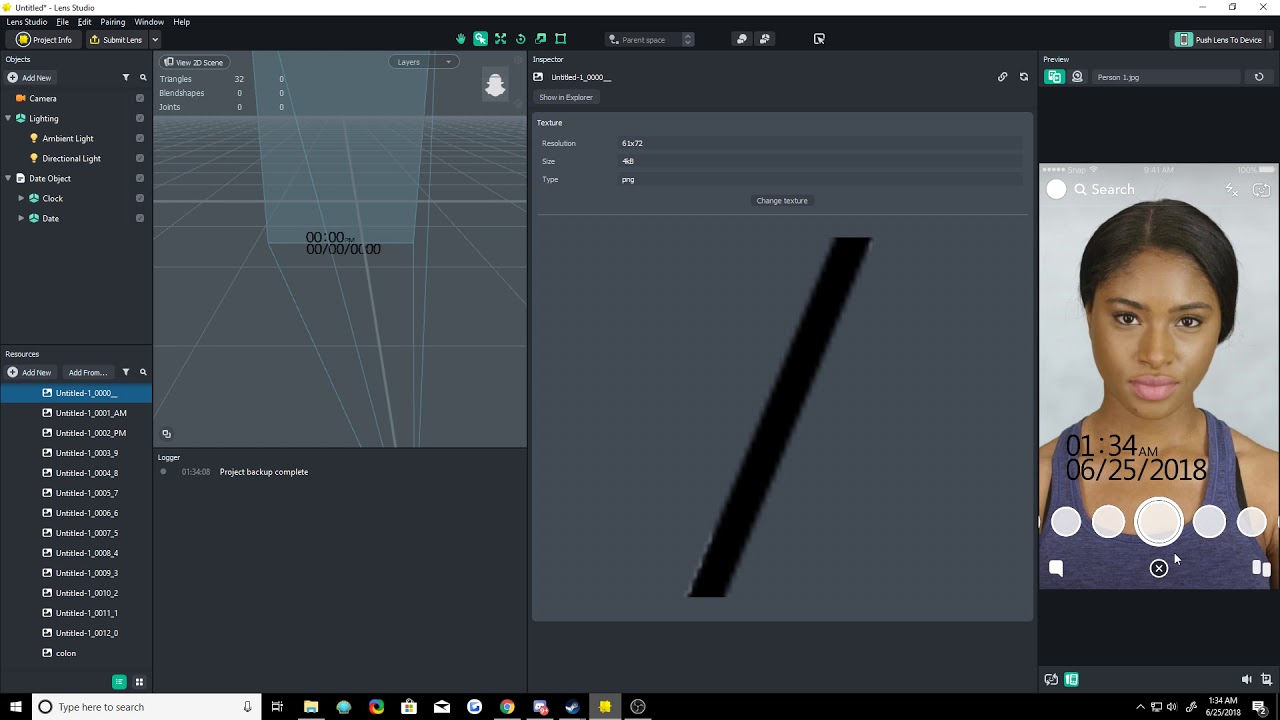 How to add time and date in Snapchat's Lens Studio - YouTube