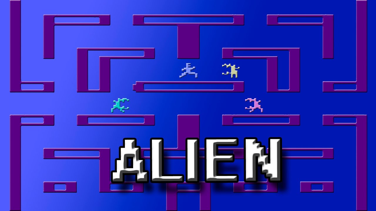 Alien | 42.000pts. | Atari 2600 - YouTube