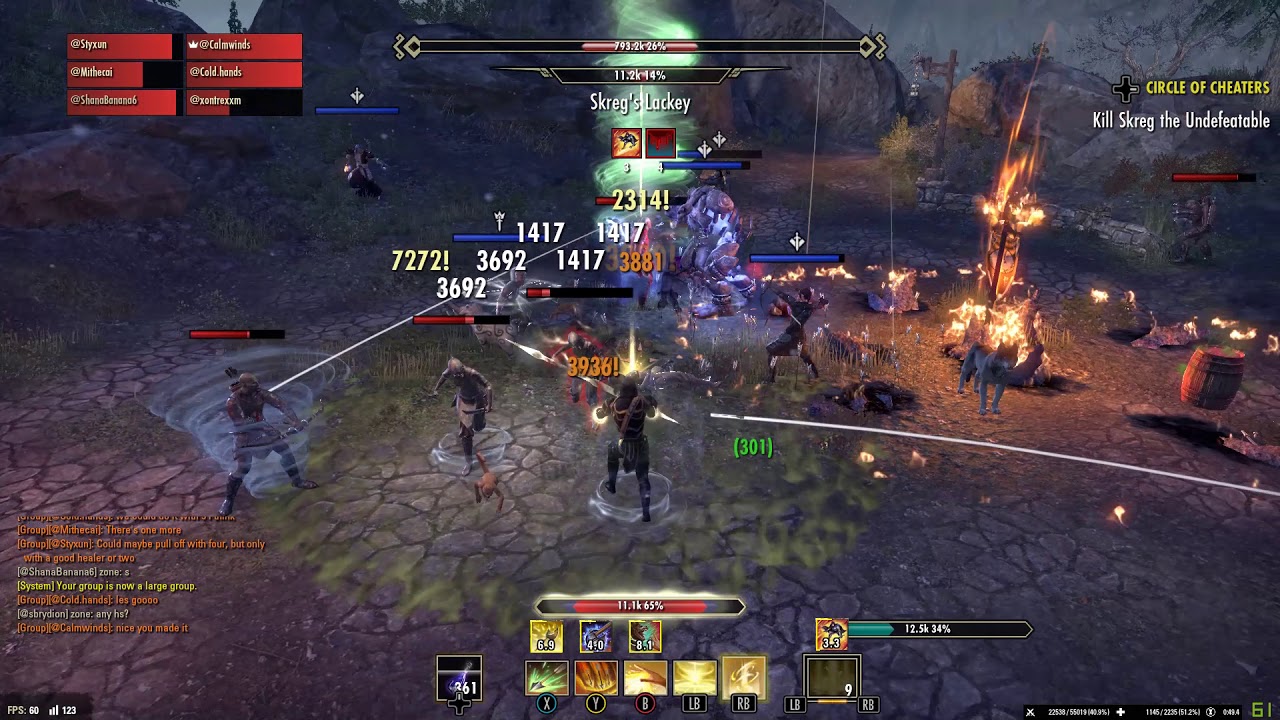 [ESO] World Boss: Circle of Champions (Skreg) - YouTube