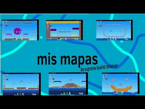 mostrando mis mapas de supreme duelist stickman - YouTube