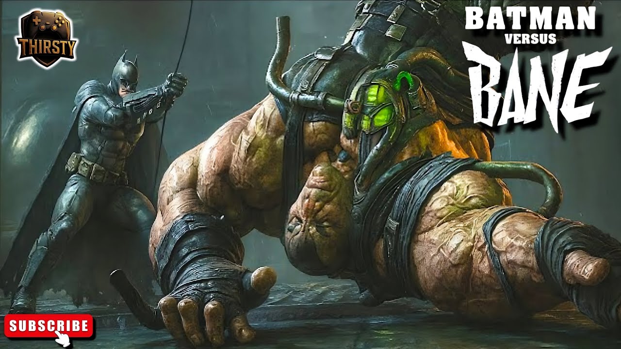 Batman vs Monster Bane 🔥 Epic Arkham Origins Boss Fight | Bane ...