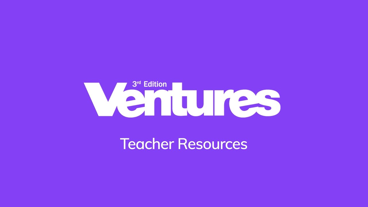 Ventures 3e How-to Video - Teacher Resources - YouTube