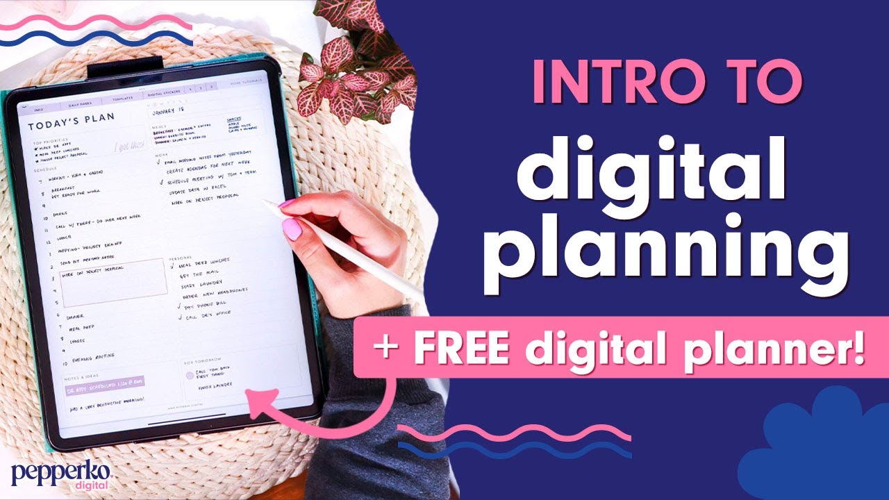 Intro to Digital Planning on the iPad! Learn how to use a digital ...