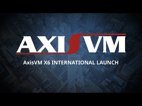 AxisVM X6 - ENGLISH VERSION has been released - YouTube
