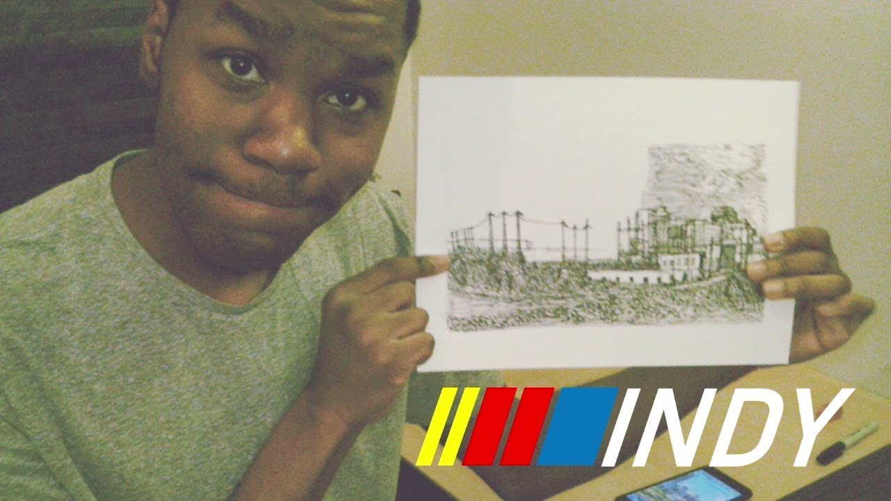 Drawing Every Current Capital City (Indianapolis, Indiana) - YouTube