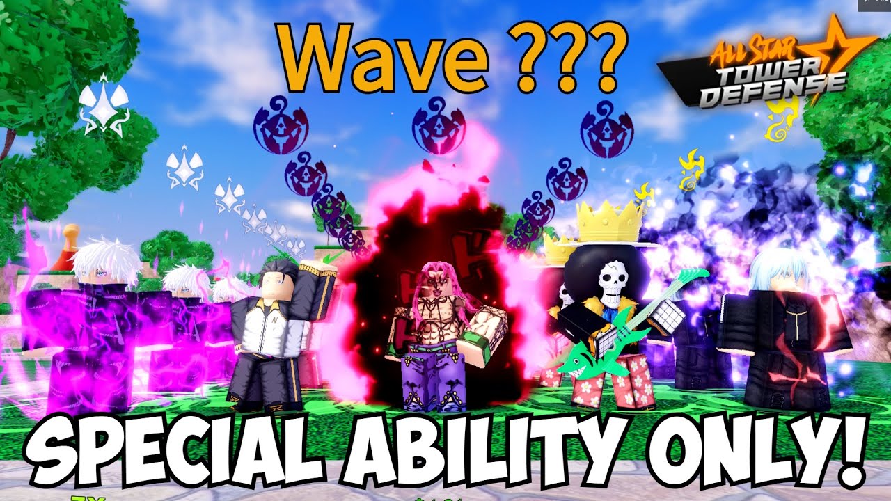 Special Ability Units Only Vs. Infinite Mode in All Star Tower Defense ...