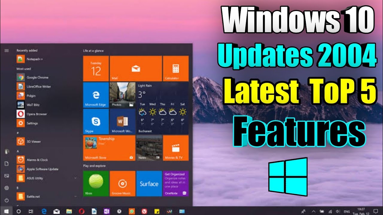 Window 10 2004 Latest Top Big Update all Details | Top Features ...