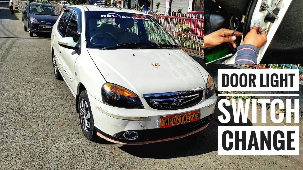 Tata indigo cs Door light switch replace | how to replace cabin light ...