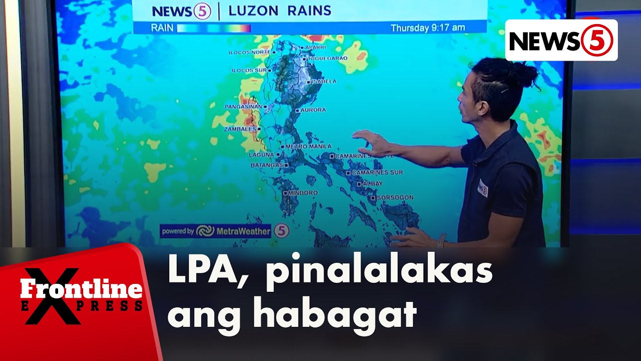 Magpapatuloy ba ang ulan ngayong araw? | Frontline Express - YouTube