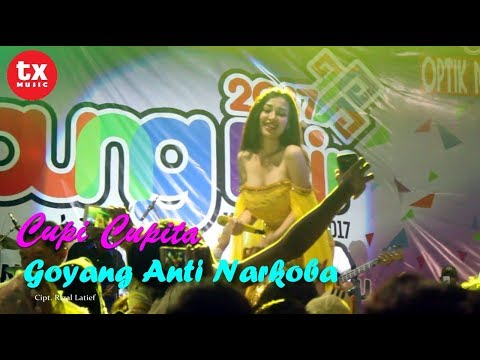 STOP NARKOBA !!!  Cupi Cupita Feat Prita Oziel Goyang Anti Narkoba @Lampung Fair..