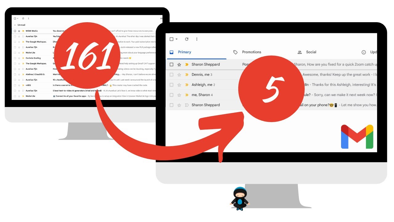 Stop Email Overload: 3 Simple Steps to a Clear Inbox 🤯 - YouTube