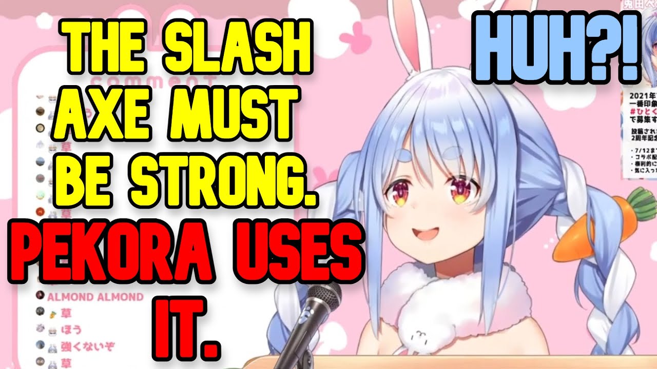 Pekora Reads an Unbelievable Argument About the Weapon Balance in ...