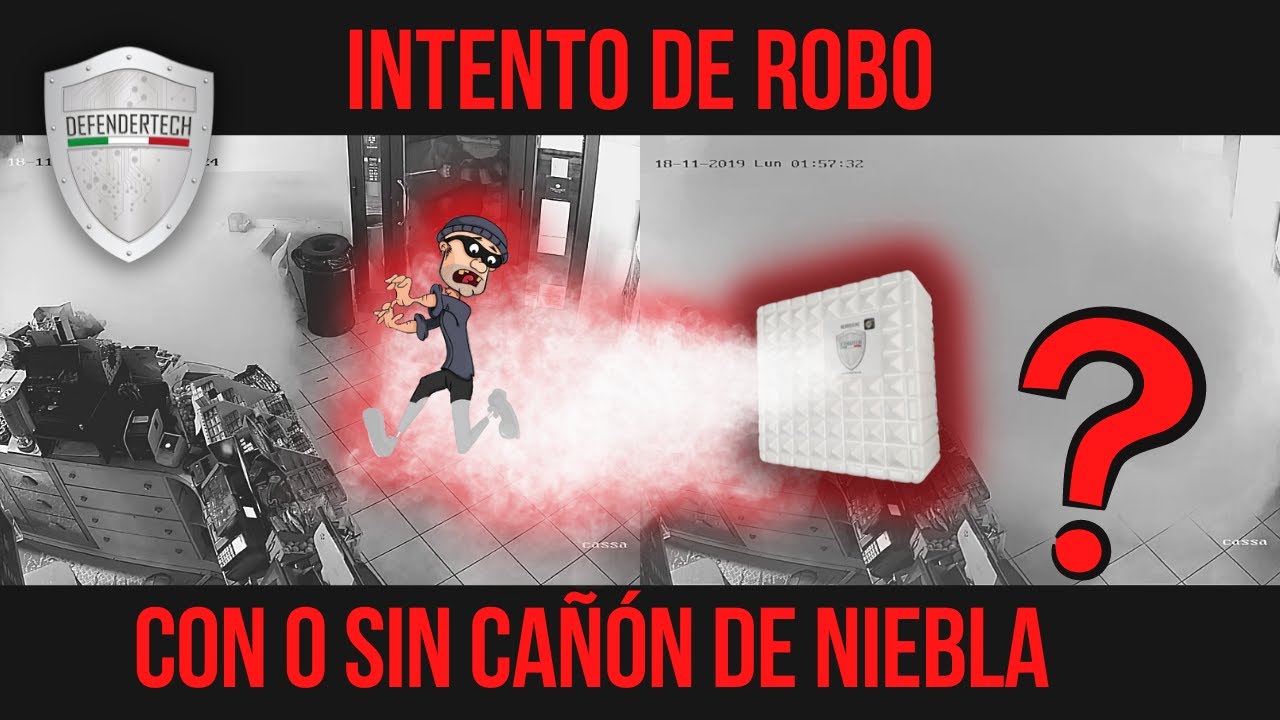 Clásicos sistemas de alarma VS Cañones de Niebla DEFENDERTECH - YouTube