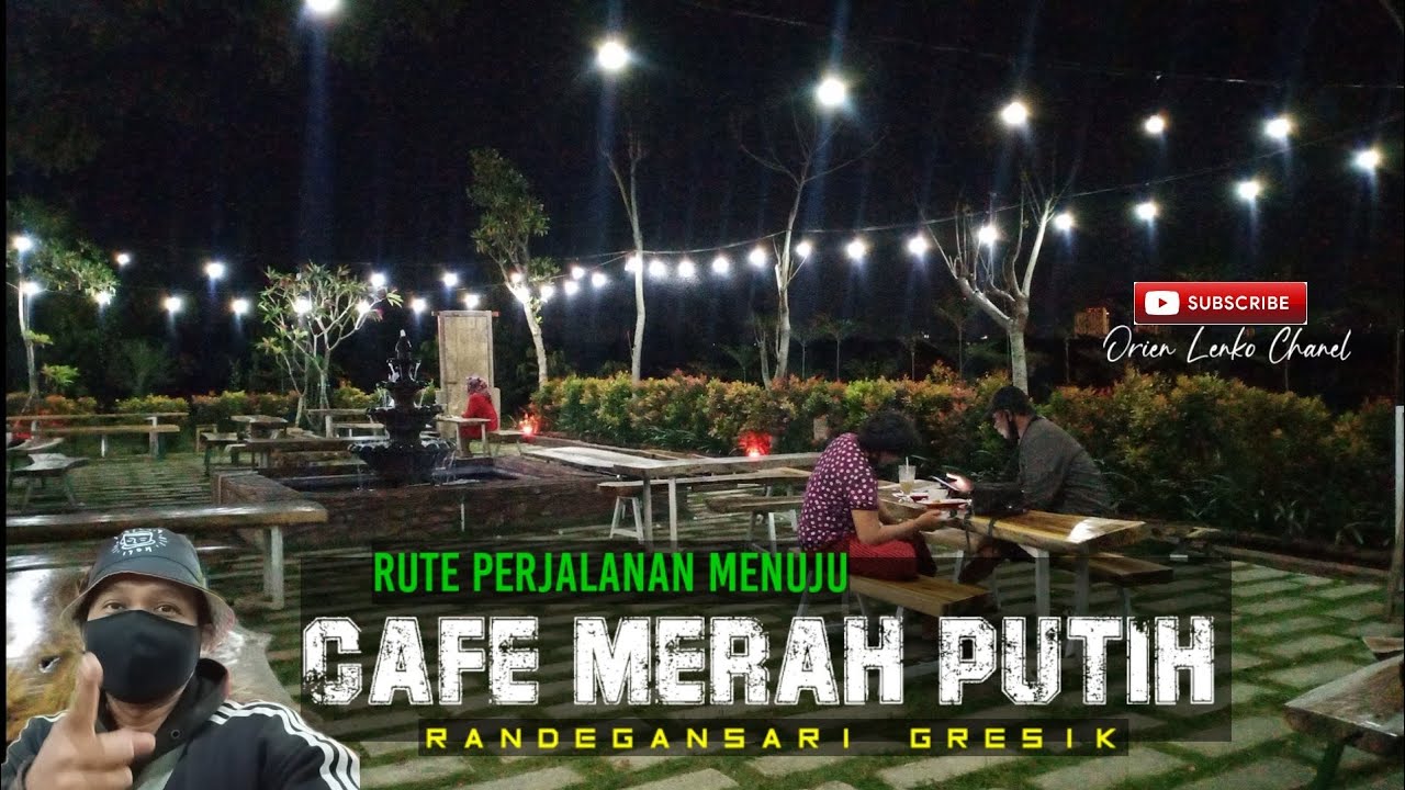 Rute perjalanan menuju Cafe Merah Putih Gresik - YouTube