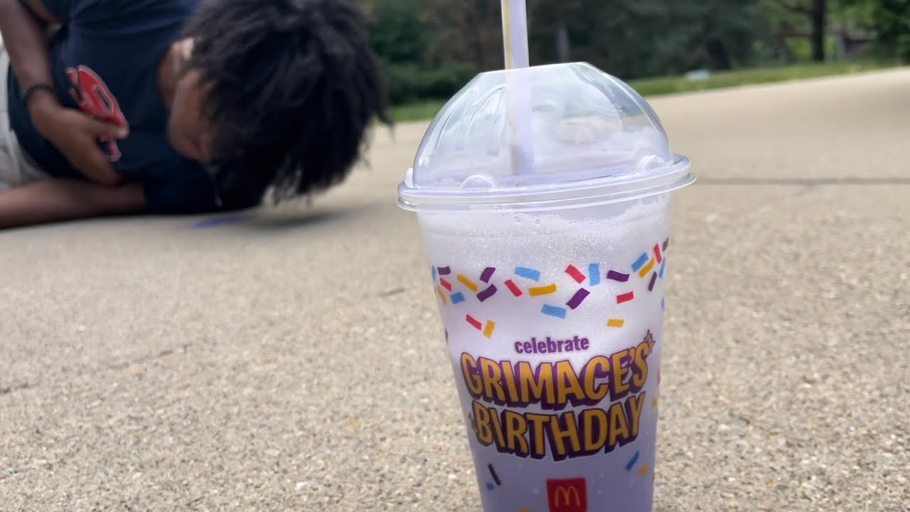 New McDonald’s Grimace Shake Review! - YouTube
