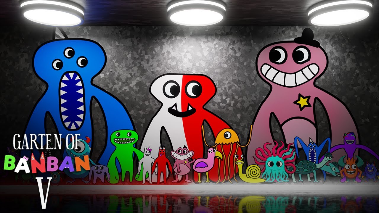 Garten of Banban 5 - ALL NEW BOSSES + ENDING (First Gameplay #9) - YouTube