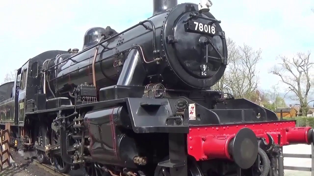 great central railway BR Standard class 2 78018 - YouTube