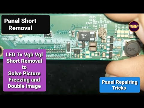 Videocon Led Tv Vgh,Vgl short removal to solve Picture freezing|Auo ...