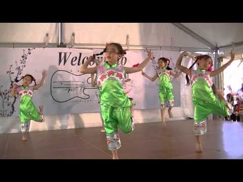 Young girls dance from Westlake Chinese School