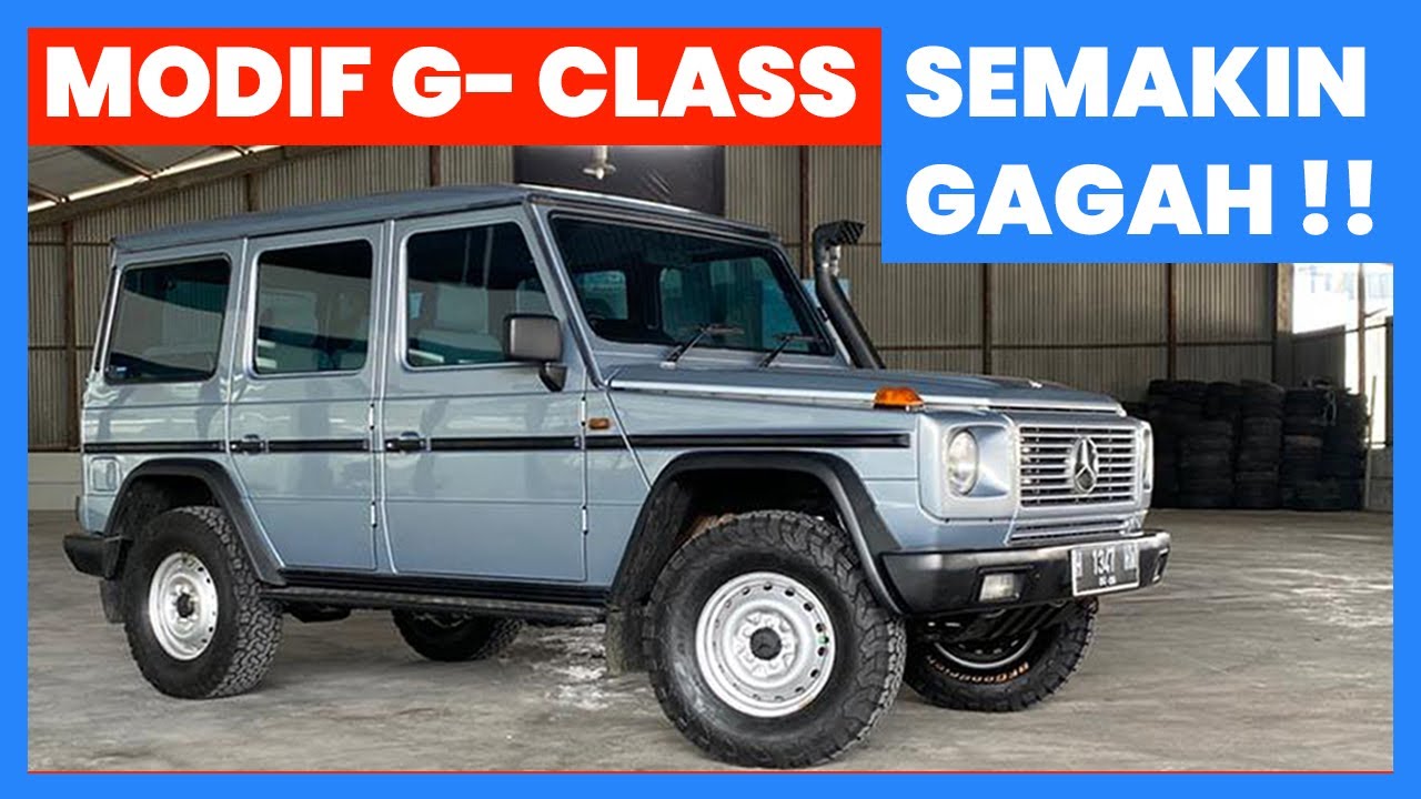 MODIFIKASI MOBIL MERCY PERSIAPAN BANJIR - G300 W463 - YouTube